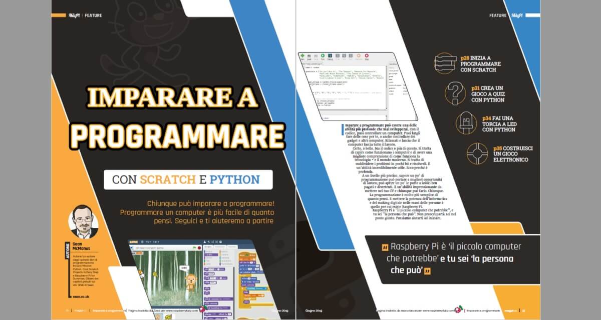 MagPi In Italiano! Numero 82: Imparare a Programmare con Scratch e ... MagPi In Italiano! Numero 82: Imparare a Programmare con Scratch e ...