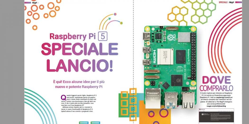 MagPi in Italiano! Raspberry Pi 5 Speciale Lancio! - RaspberryItaly