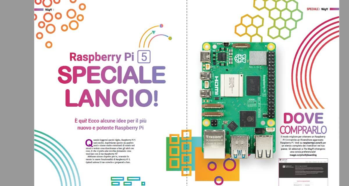 MagPi in Italiano! Raspberry Pi 5 Speciale Lancio! - RaspberryItaly